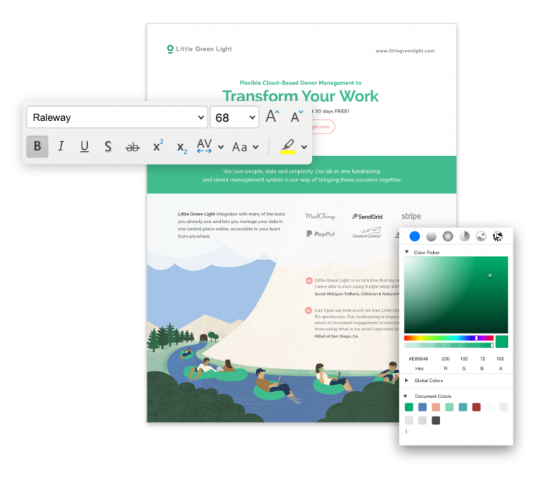 One Sheet Design Layout and Copywriting · Kari Kay | Product Design ...